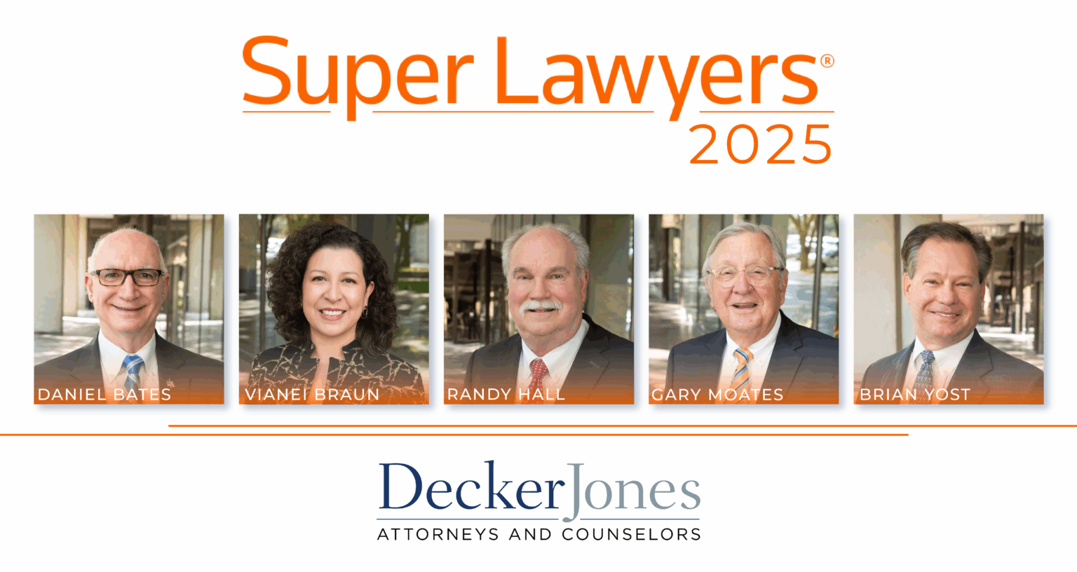 Five Decker Jones Attorneys Recognized on 2025 Texas Super Lawyers List ...